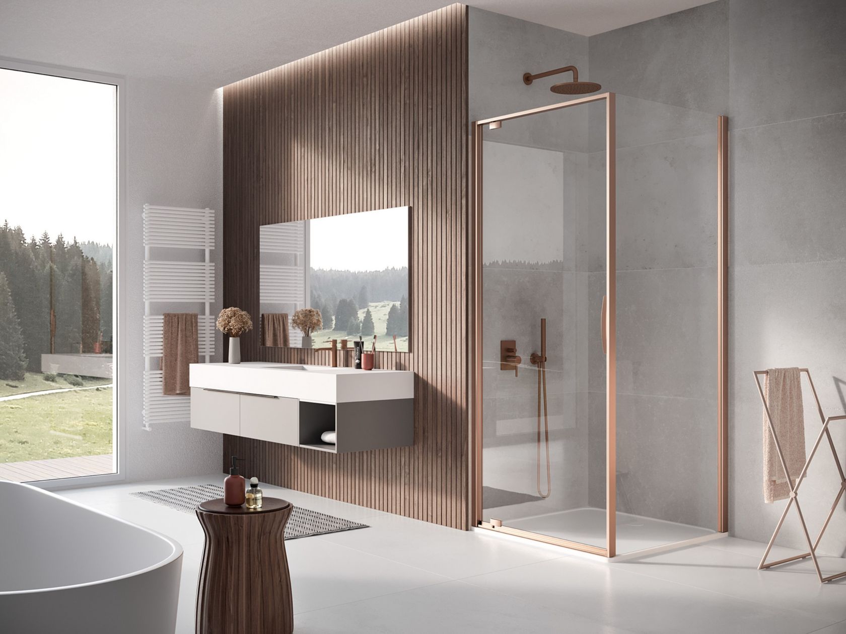 NATURA 4000 - AR-DTW L + A-S DT L Box doccia By Duka