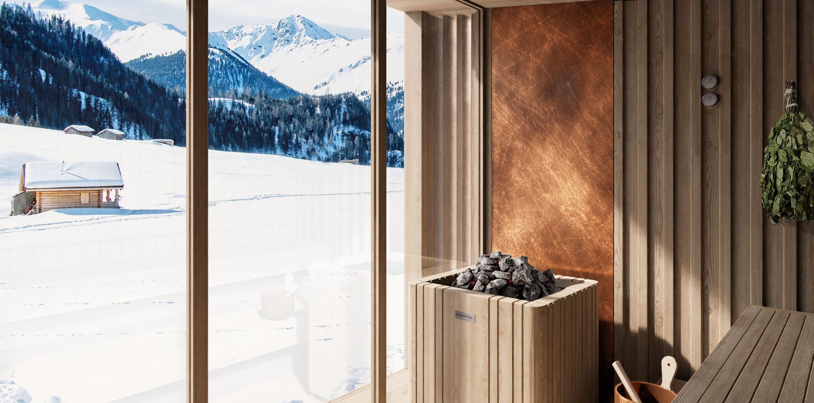 Outdoor sauna NATURE SAUNA Nature Sauna Collection By STARPOOL design ...