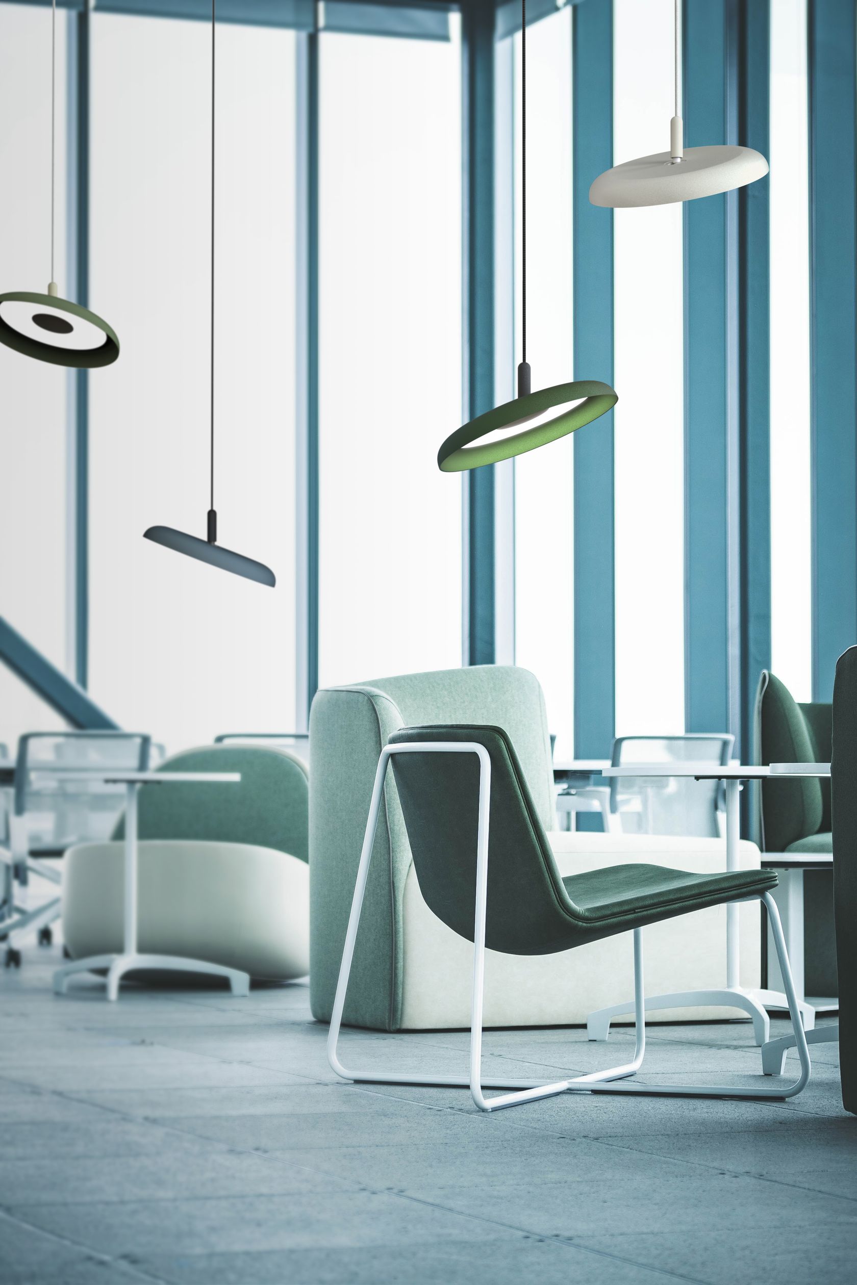 NIVÉL | Pendant lamp LED adjustable metal pendant lamp By Pablo