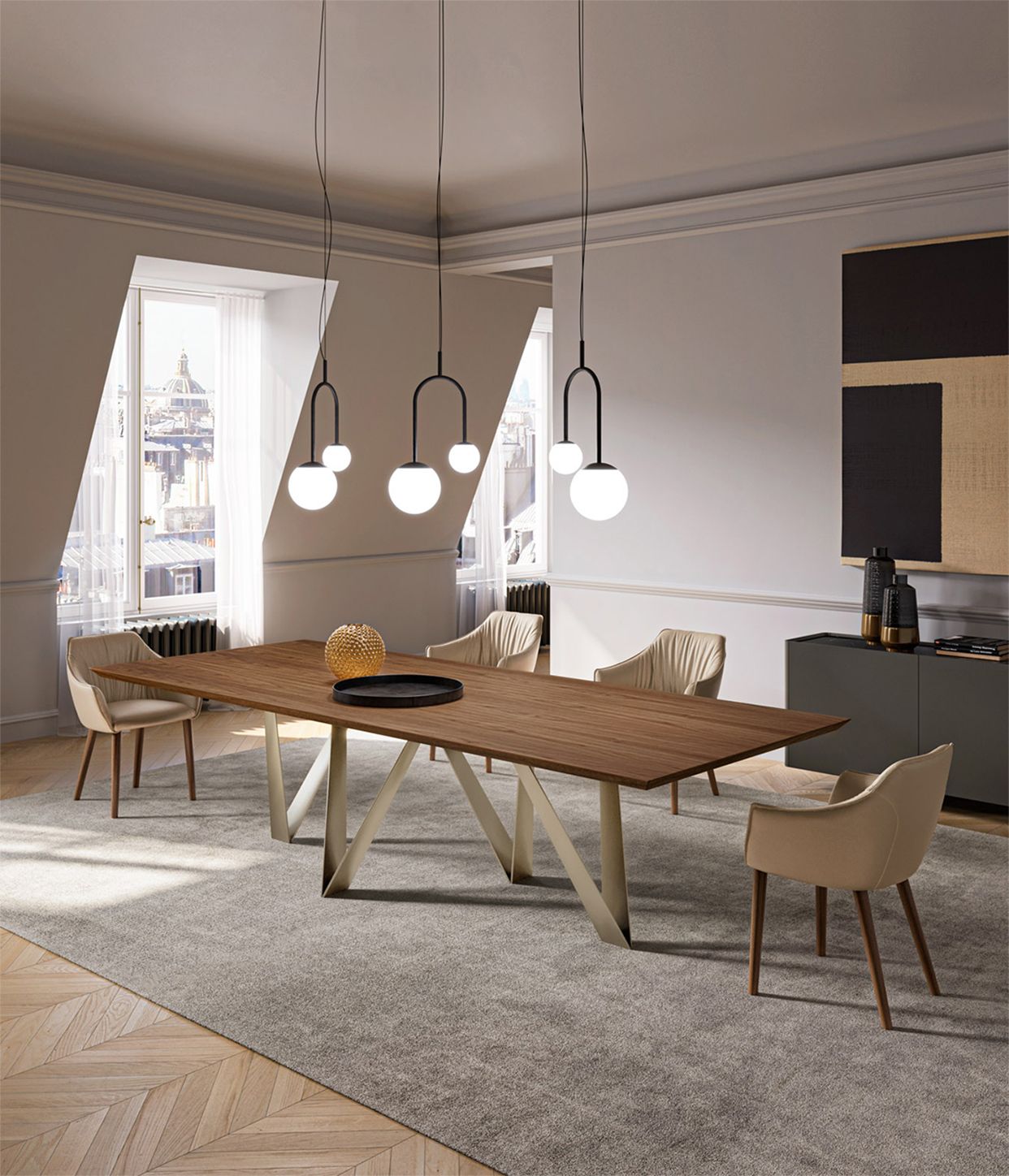 NOA | Tavolo in legno Tavolo rettangolare in legno By EFORMA | design Ollen Pal