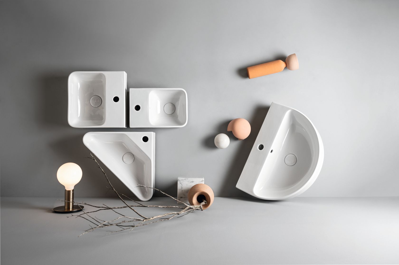 NORMAL Corner Countertop ceramic handrinse basin By Axa | design Romano ...