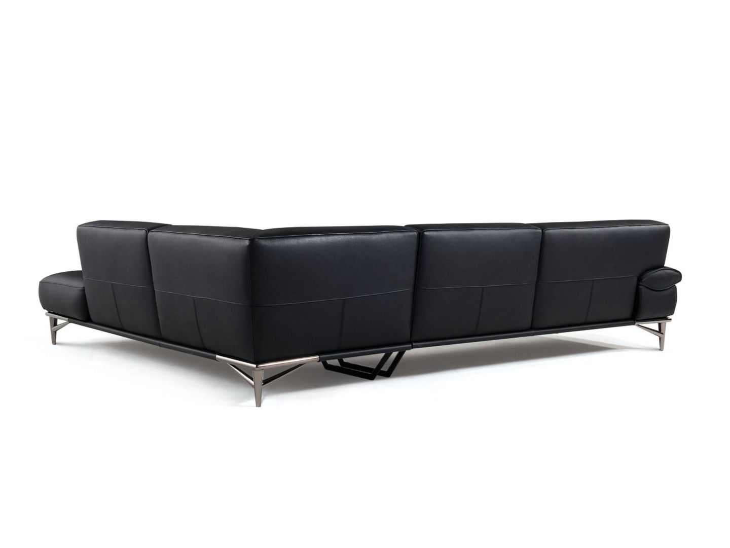 Corner leather sofa NOTA BENE By Roche Bobois design Philippe Bouix