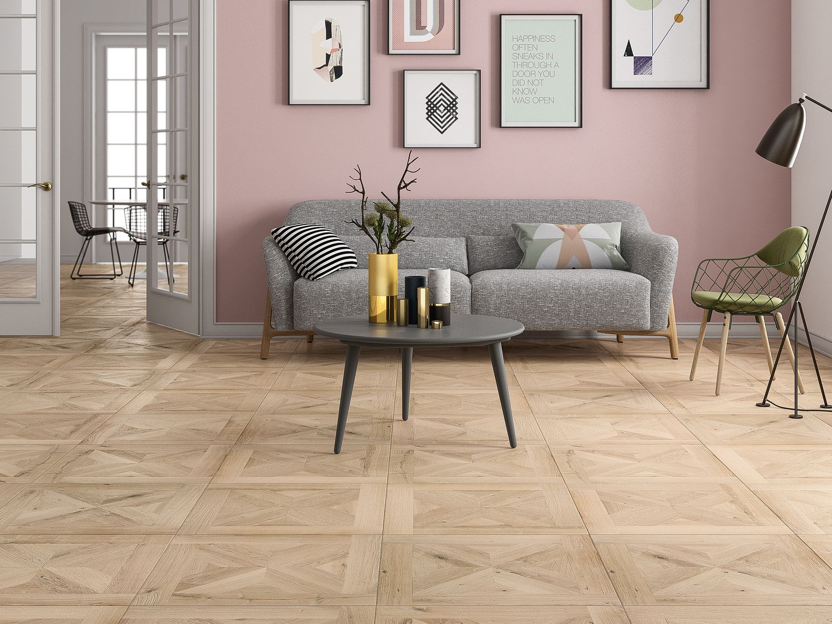ANTICO ASOLO QUADROTTE Oak parquet By CP Parquet