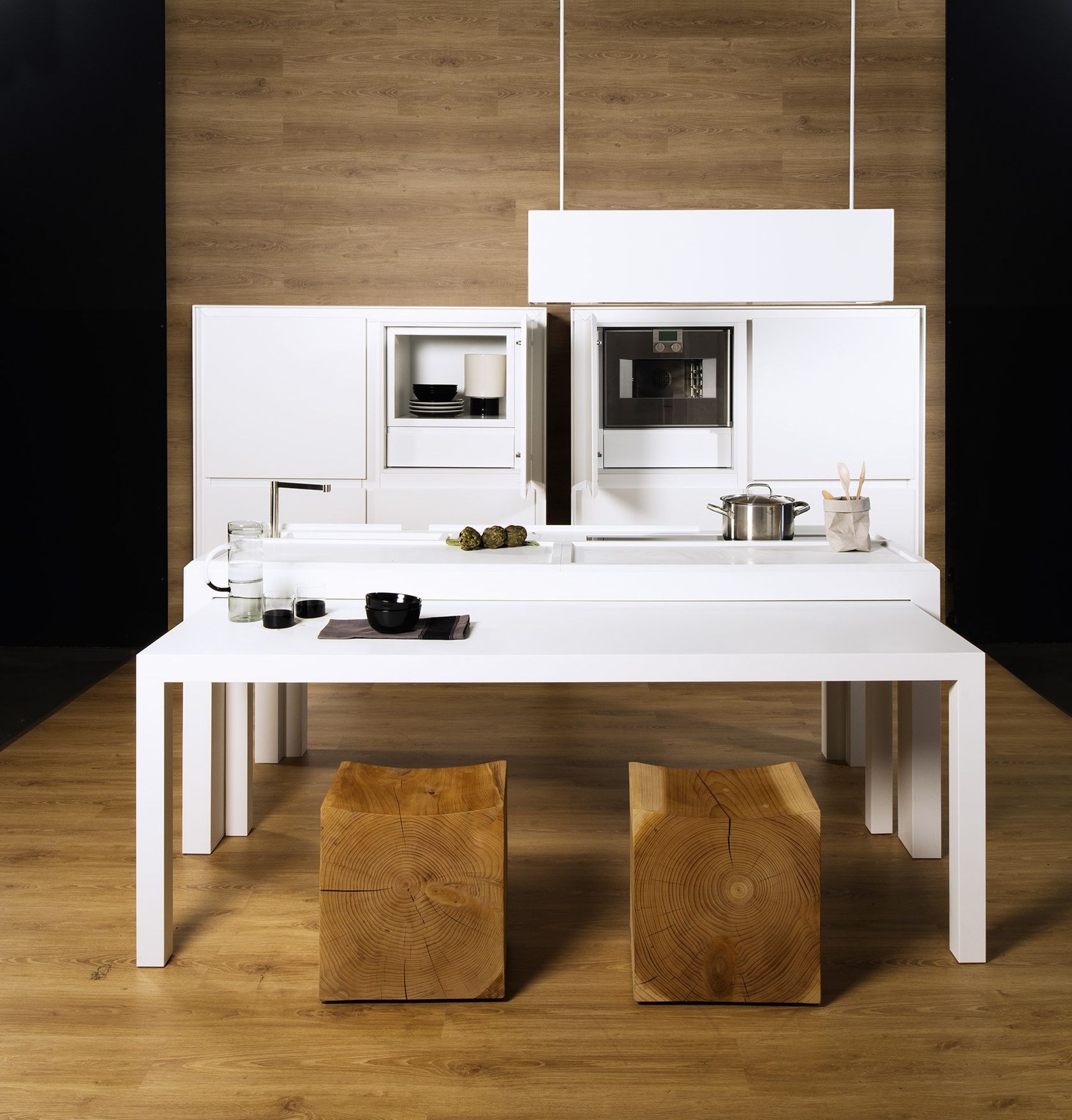 Hideaway mini kitchen OFF KITCHEN By TM Italia Cucine design Daniele Bedini