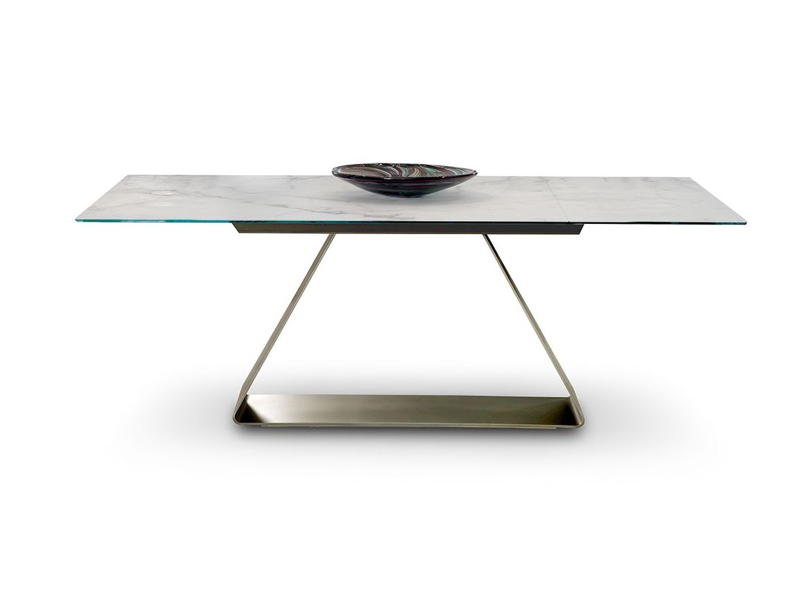 OH Rectangular Marble glass dining table By Reflex | design Tulczinsky
