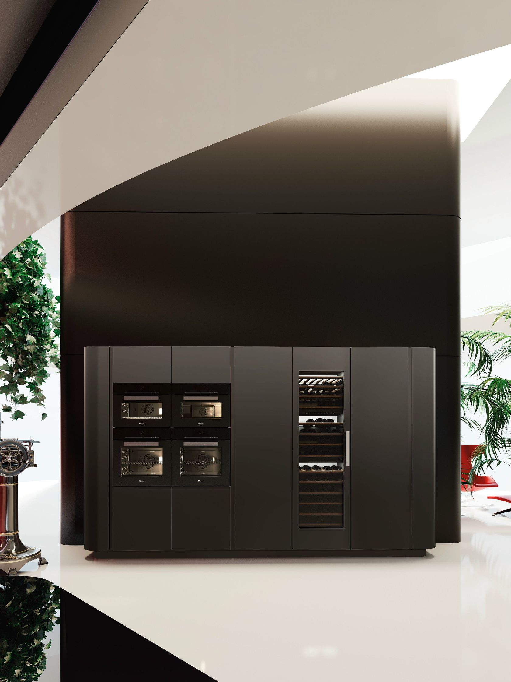 OLA 25 | Lacquered kitchen ICONE Collection By Snaidero design Pininfarina