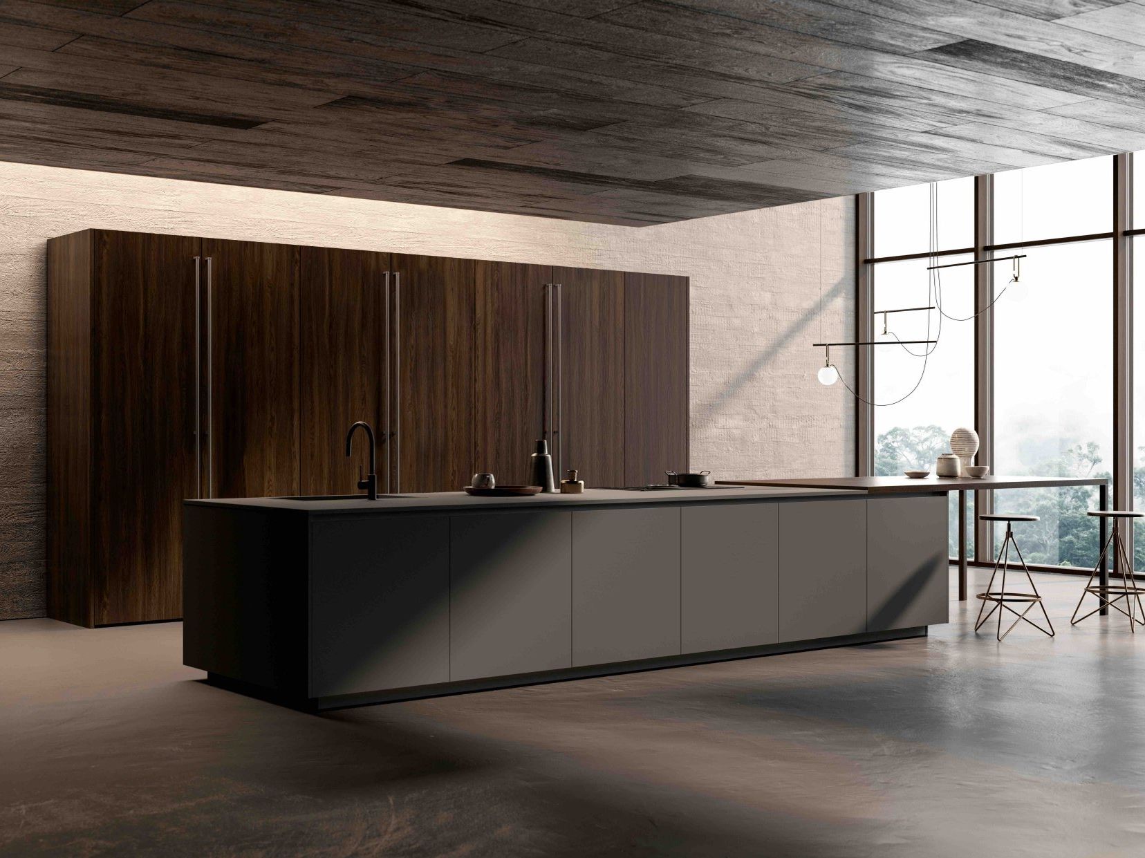 ONE | Kitchen with island One Collection By ERNESTOMEDA