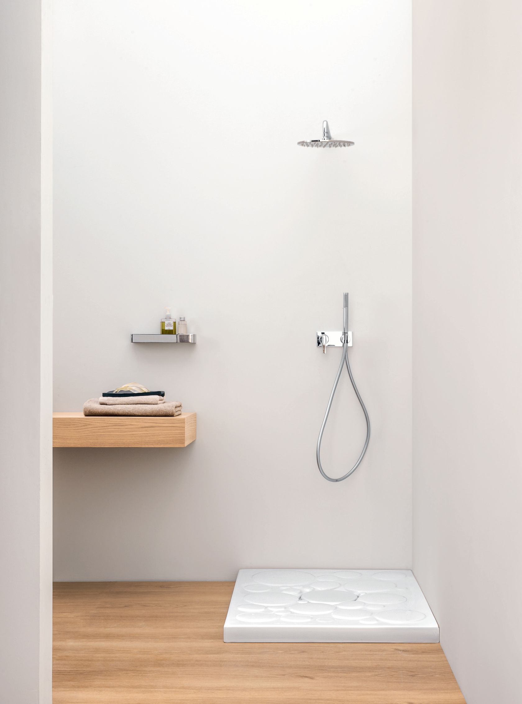 Rectangular ceramic shower tray OPTICAL Shower trays Line By Nic Design