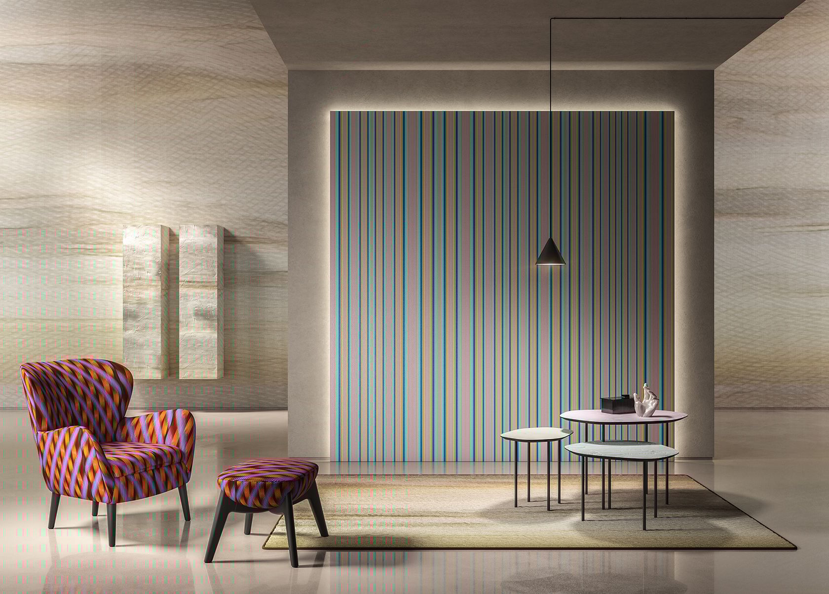 OTTAVIA OTT2 沙发凳 By MOMENTI | design Momenti Lab