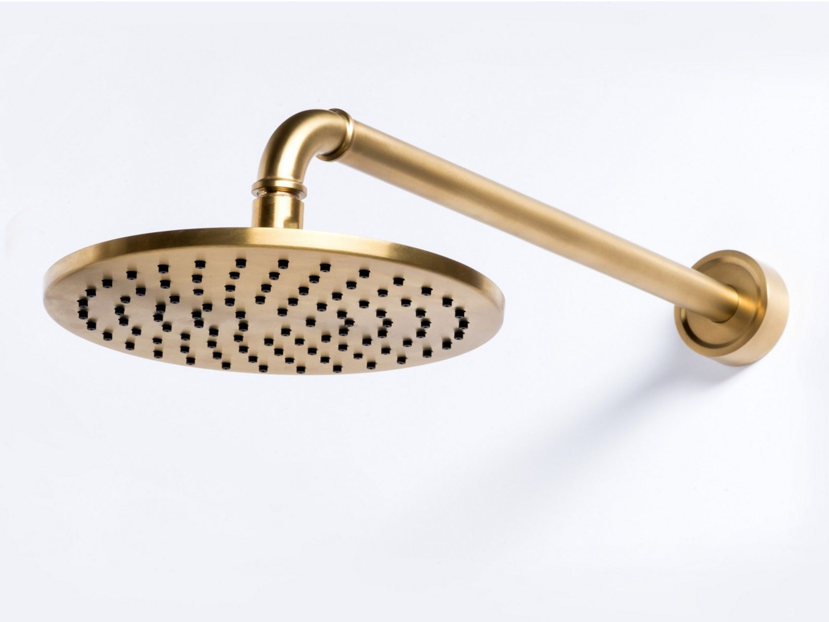 VOLGA Round 1-spray stainless steel overhead shower By Tubico