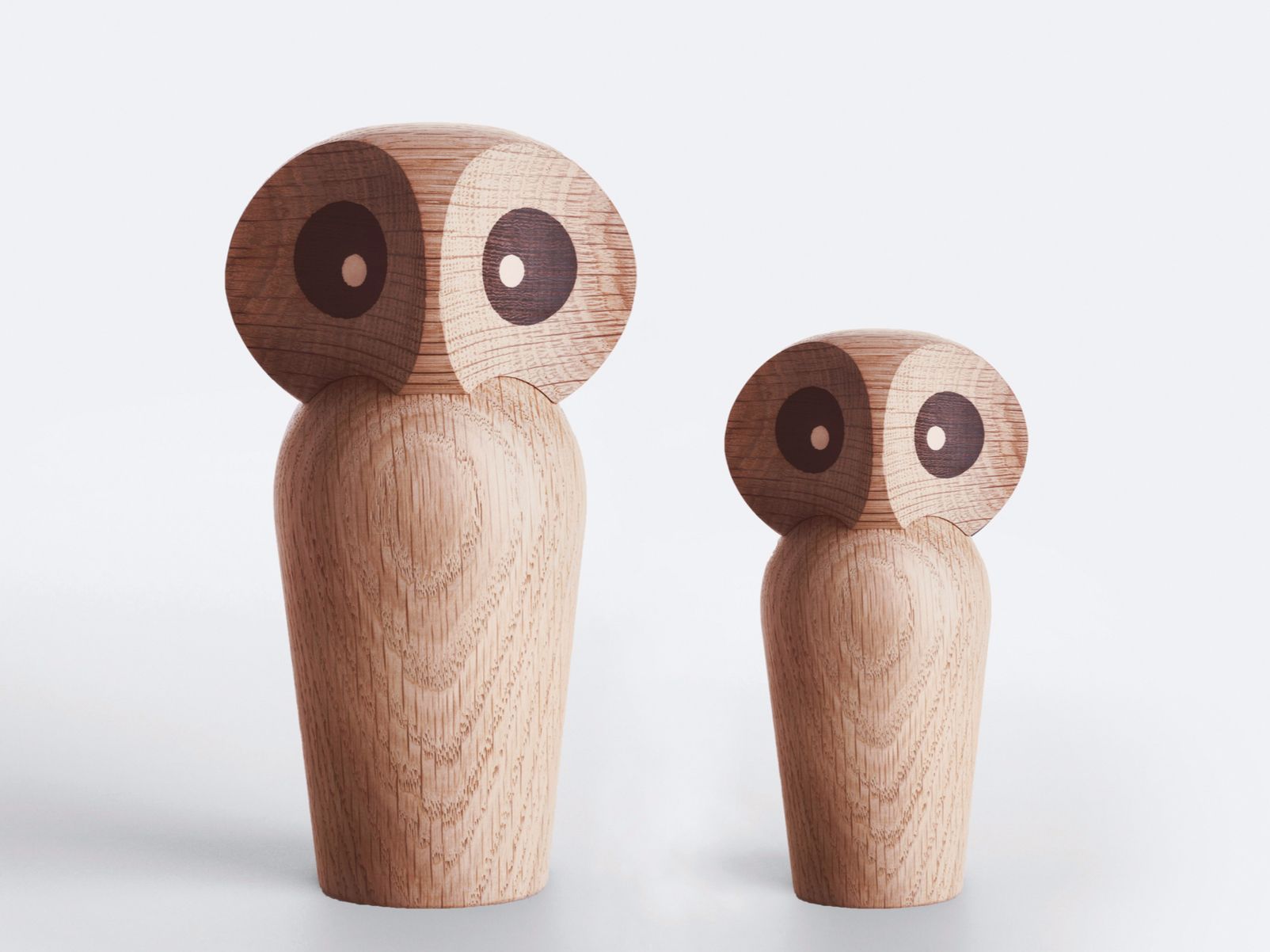Oak decorative object / game OWL By Architectmade design Paul Anker Hansen