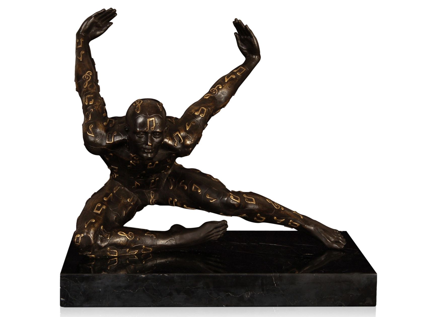 PA037 | Sculpture Bronze sculpture with marble base By Arte dal Mondo