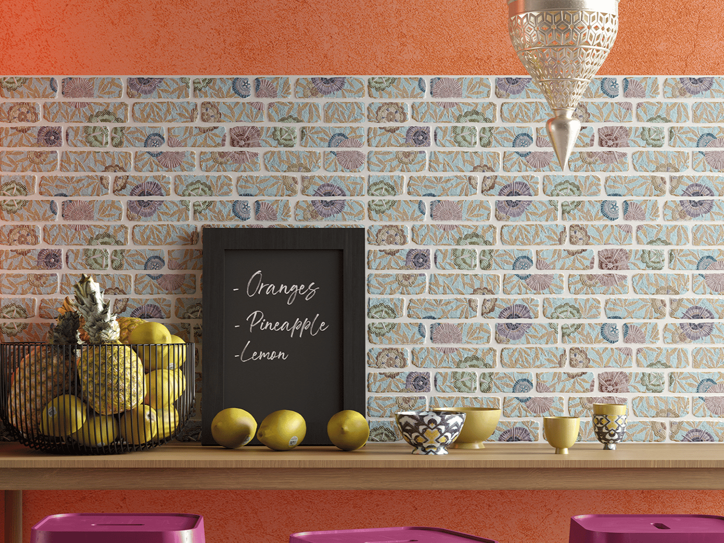 PANTONE WALLBRICK FLOWER By MARINER