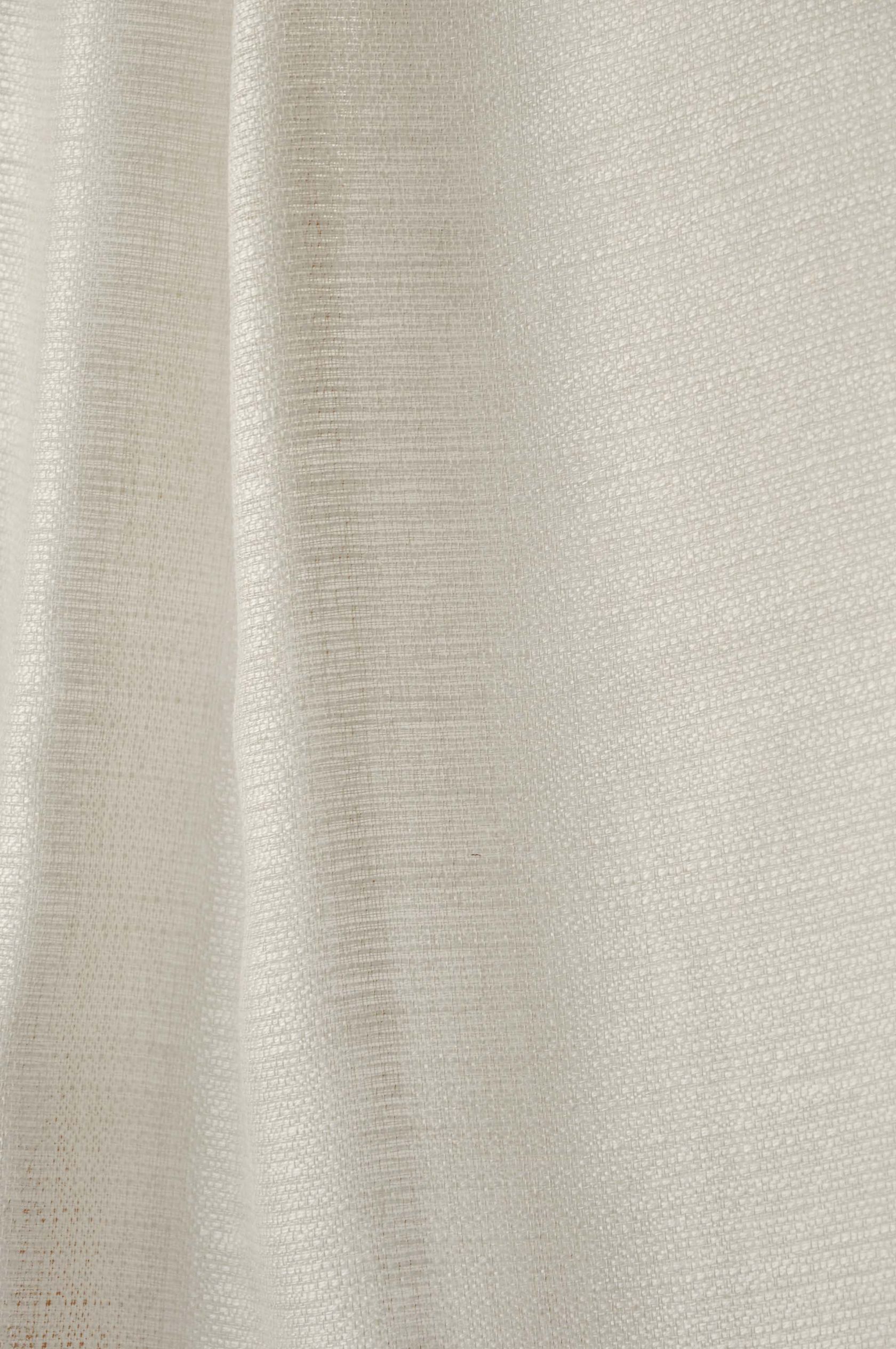 Solid-color polyester fabric for curtains PAPYRUS Nature précieuse ...