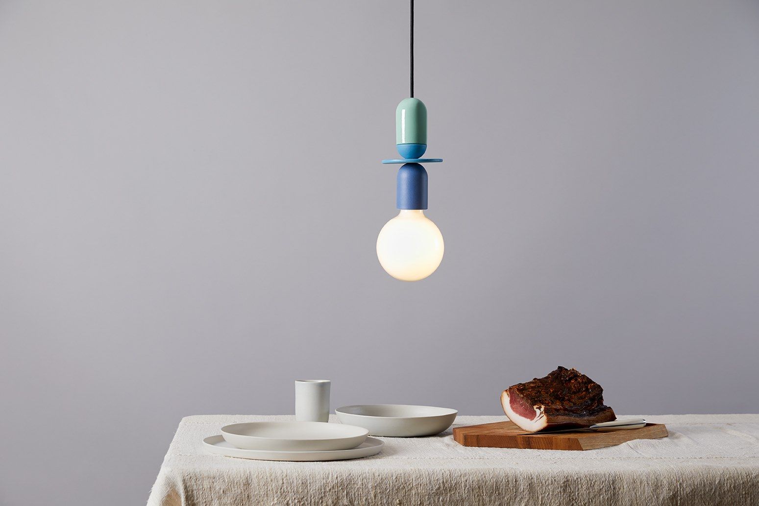 LED dimmable porcelain pendant lamp PEARLS MEDIUM Pearls Collection By ...