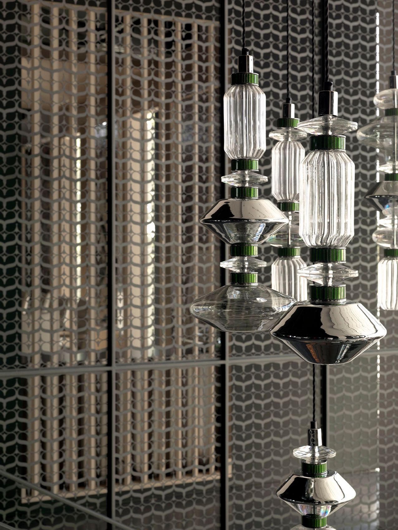 BALLET Pyrex® pendant lamp By Sicis | design Massimiliano Raggi