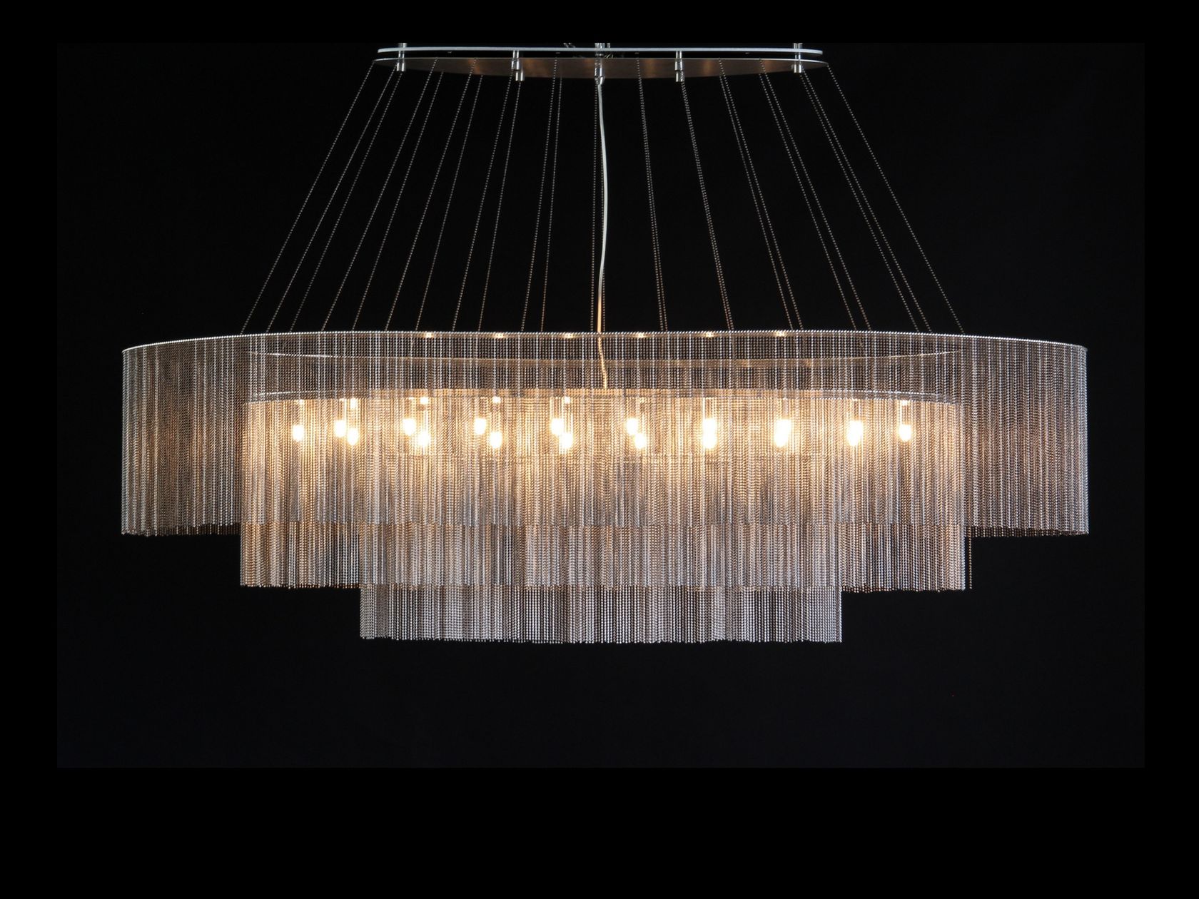 ELLIPTICAL 3 TIER | Pendant lamp Elliptical 3 Tier Collection By Willowlamp