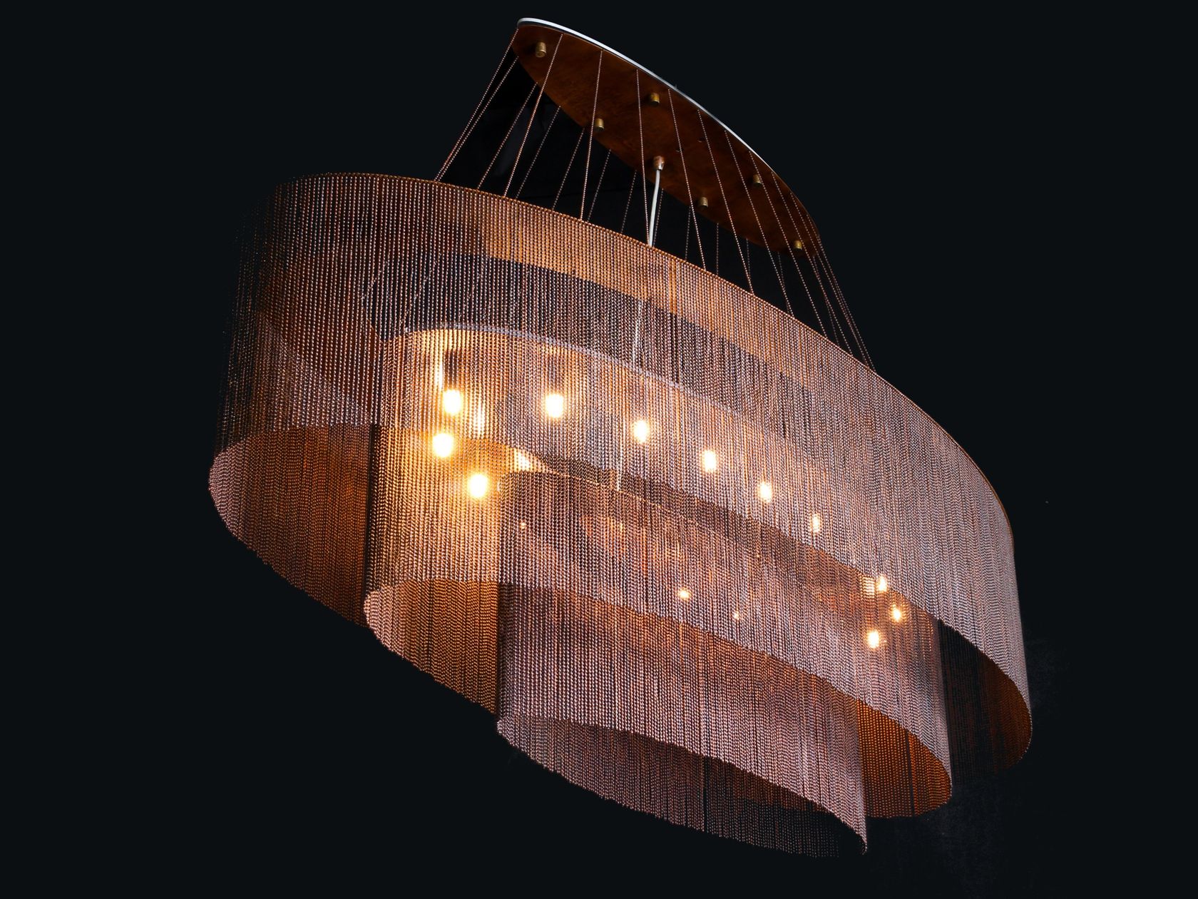 ELLIPTICAL 3 TIER | Pendant lamp Elliptical 3 Tier Collection By Willowlamp