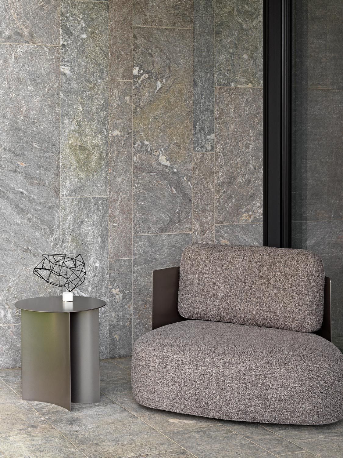 PIERRE SHELL Garden armchair By Flou | design Studio Contromano