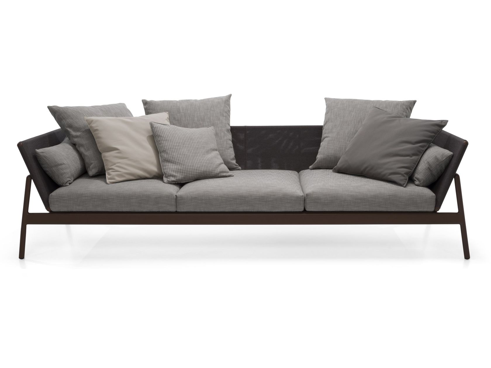 PIPER 003 3 seater Batyline® garden sofa By RODA | design Rodolfo Dordoni