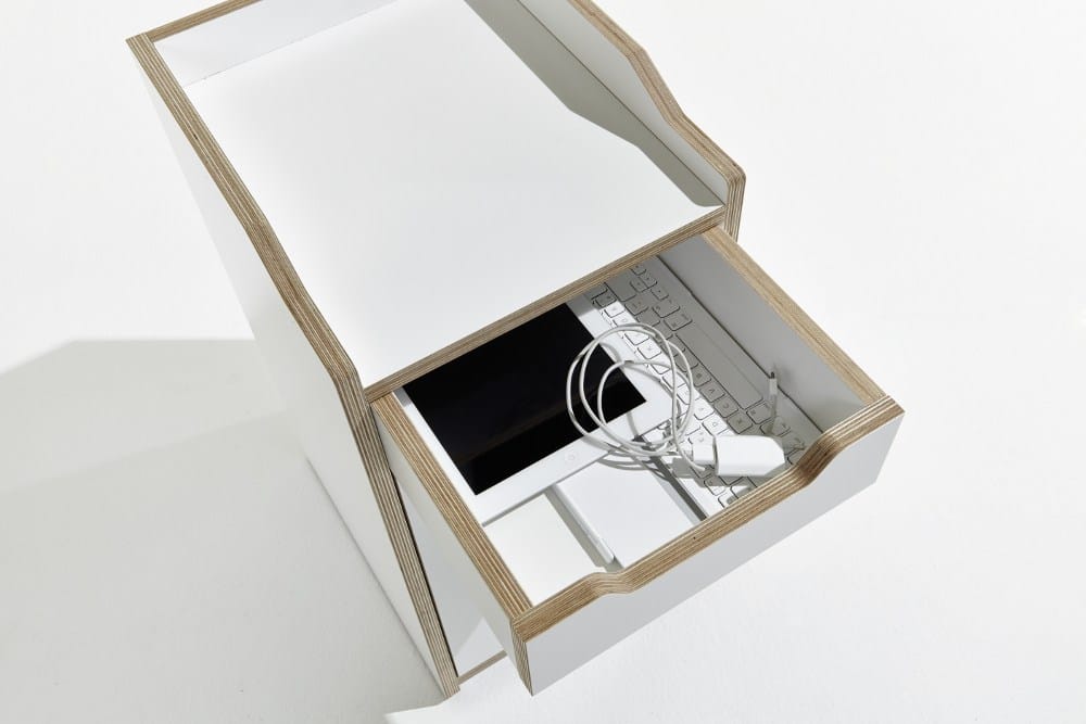 Wooden office drawer unit with castors PLANE Plane Collection By Müller ...