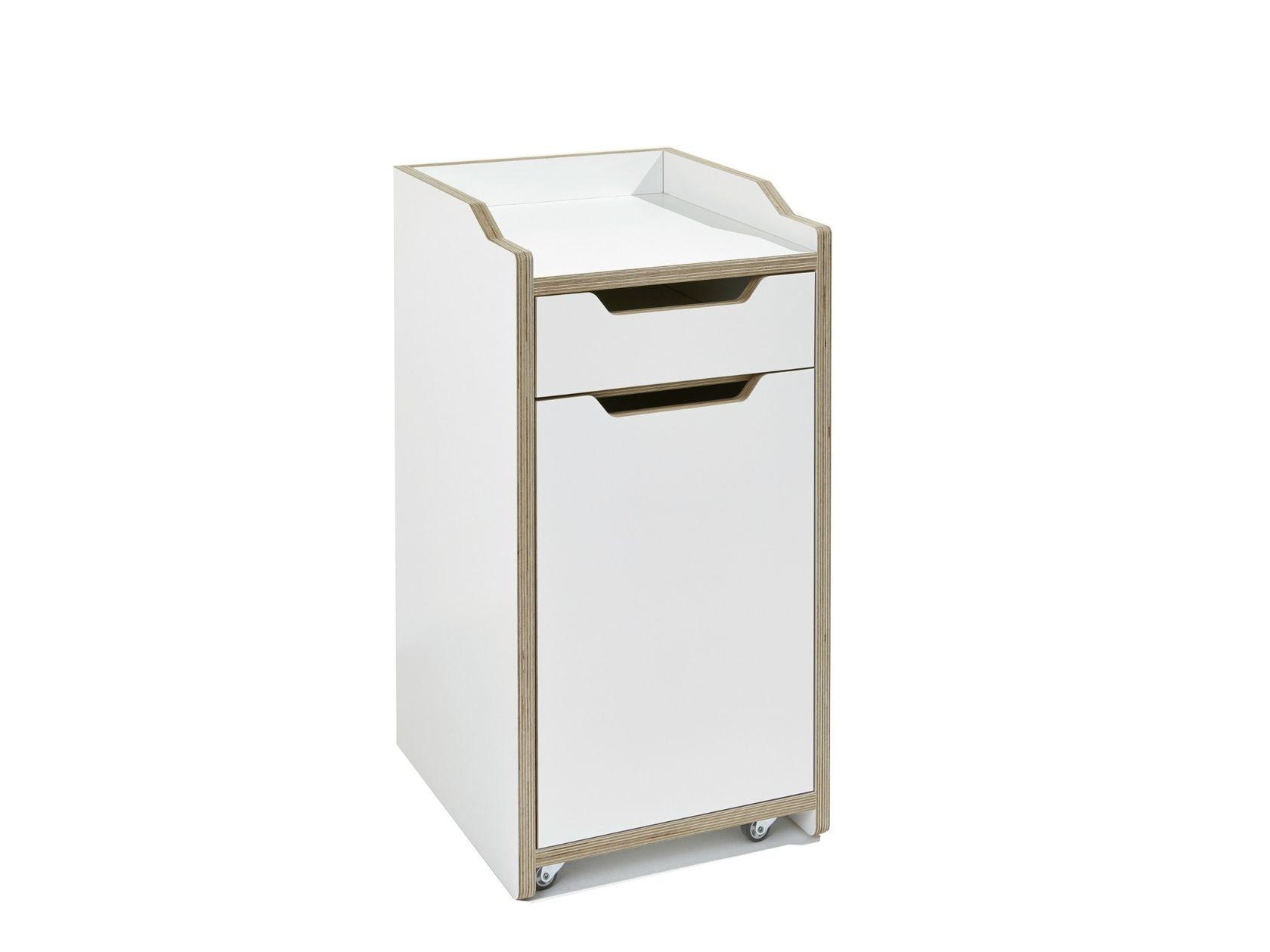 Wooden office drawer unit with castors PLANE Plane Collection By Müller ...