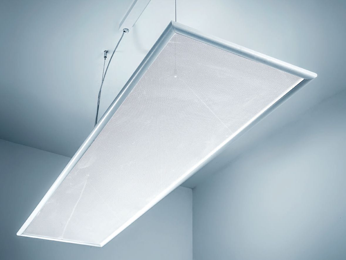 LED direct-indirect light PMMA pendant lamp PLUMA By Plexiform