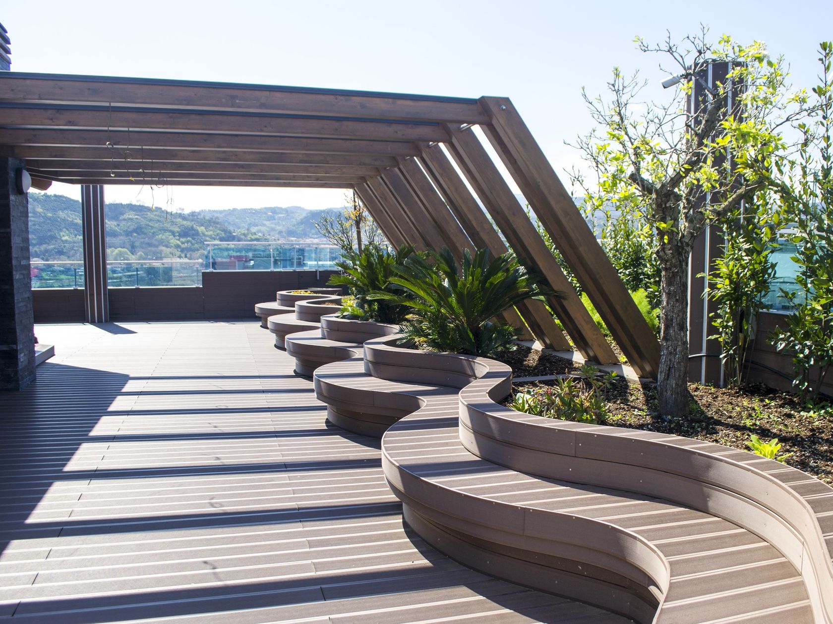 WPC decking plus profile 140x21 By plasticWOOD.it