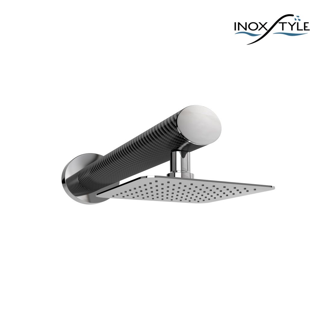 PORTOFINO Q Wall-mounted stainless steel outdoor shower By Inoxstyle