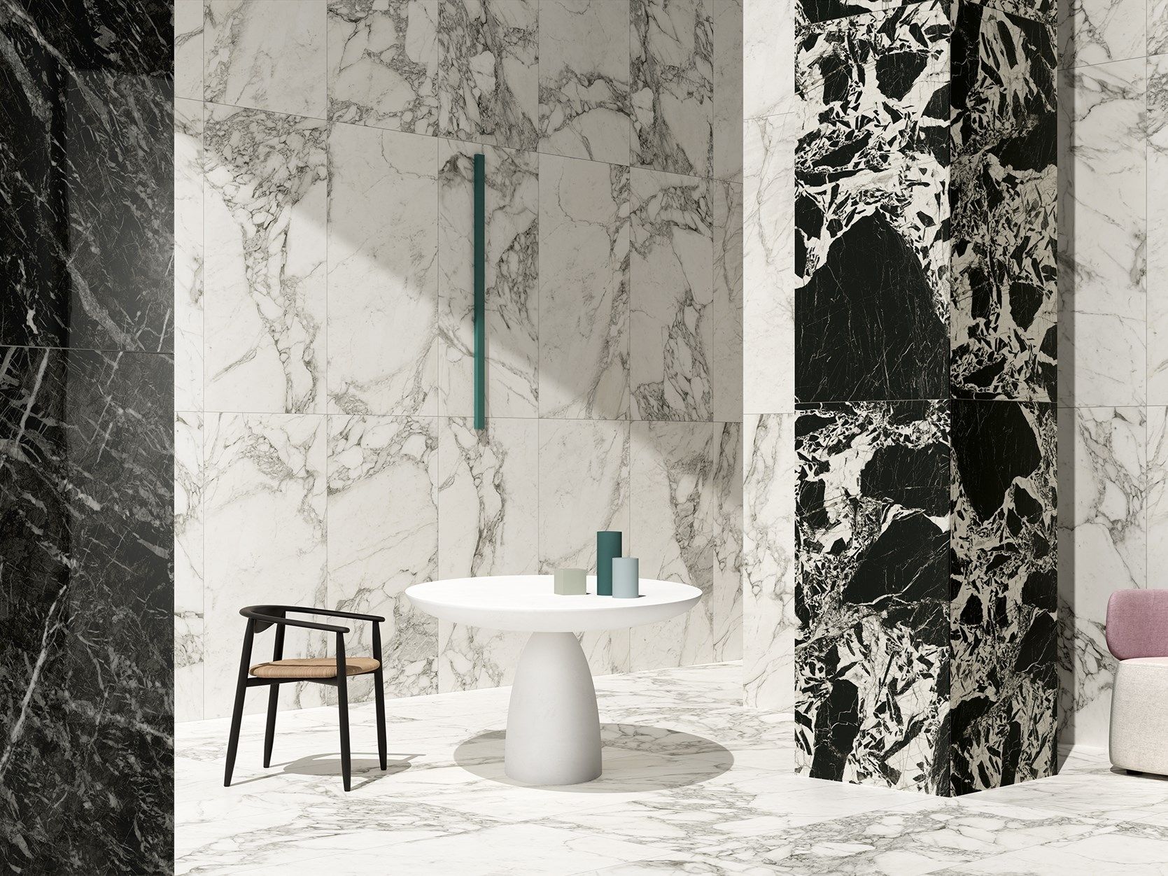 Porcelain stoneware wall/floor tiles with marble effect PRESTIGE ...