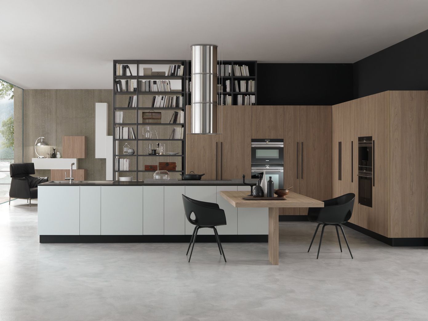 PRIMA | HPL kitchen HPL fitted kitchen with island By Floritelli Cucine