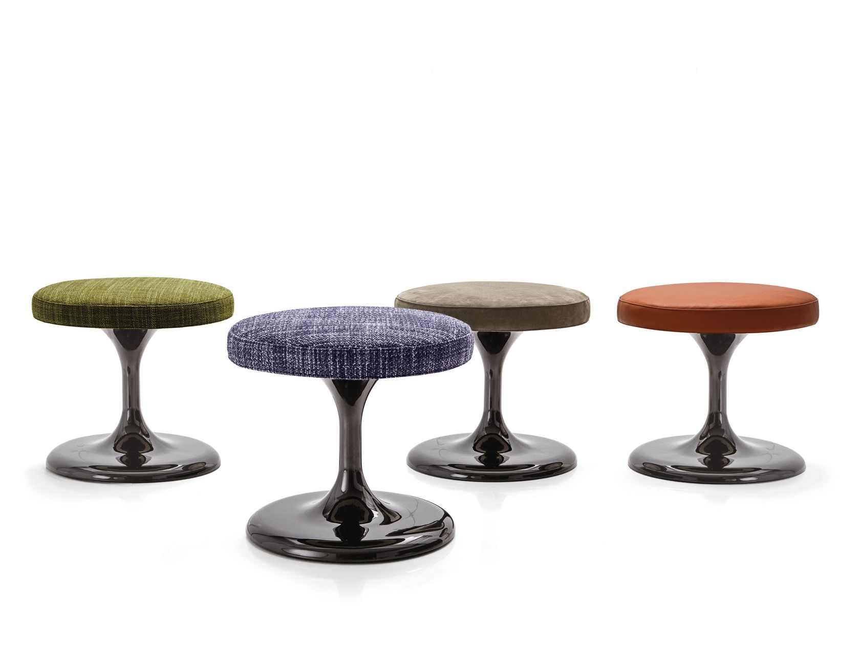 Low felt stool OTTOMAN - NETO By Minotti design Rodolfo Dordoni