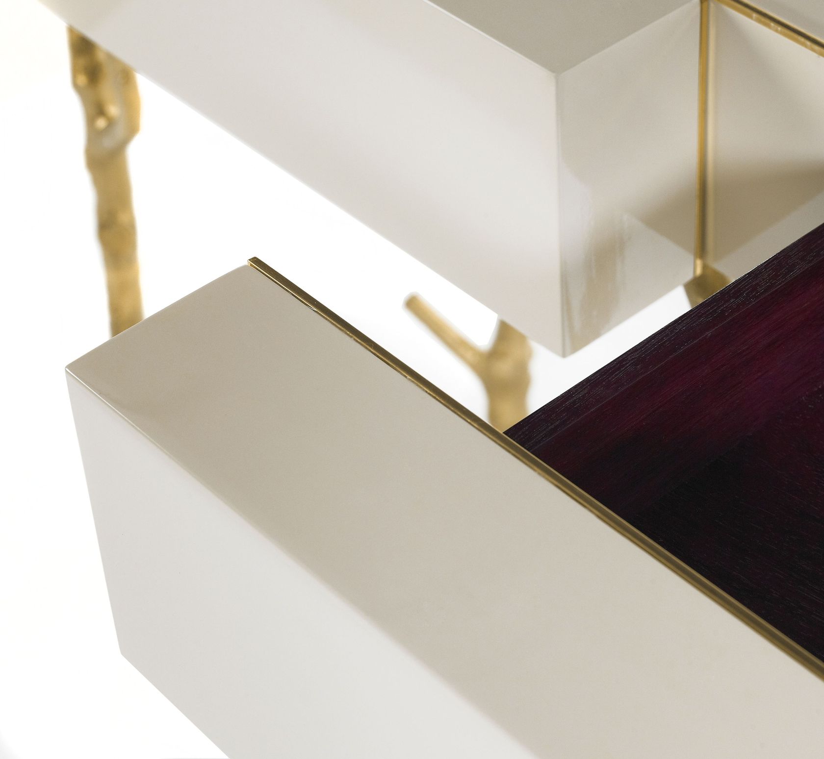 FIG TREE Rectangular console table with drawers By Ginger & Jagger