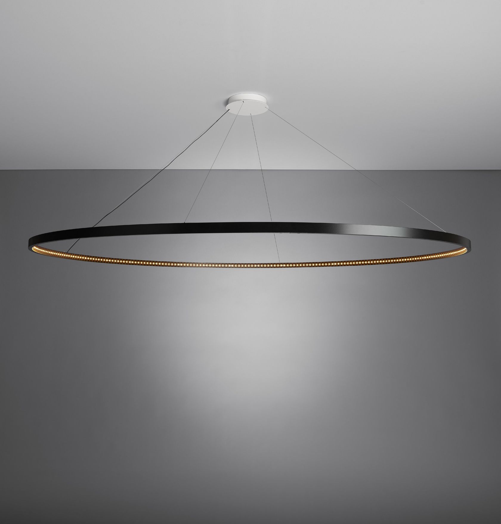 Suspension LED en acier pour éclairage direct/indirect OMEGA 200 By Le ...