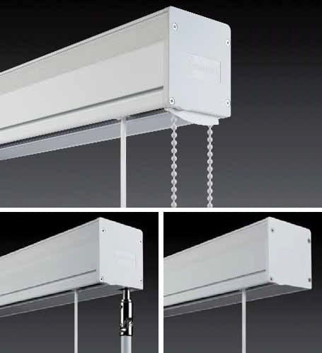 Roman blinds headrail SOFTBOX 467 By Mottura