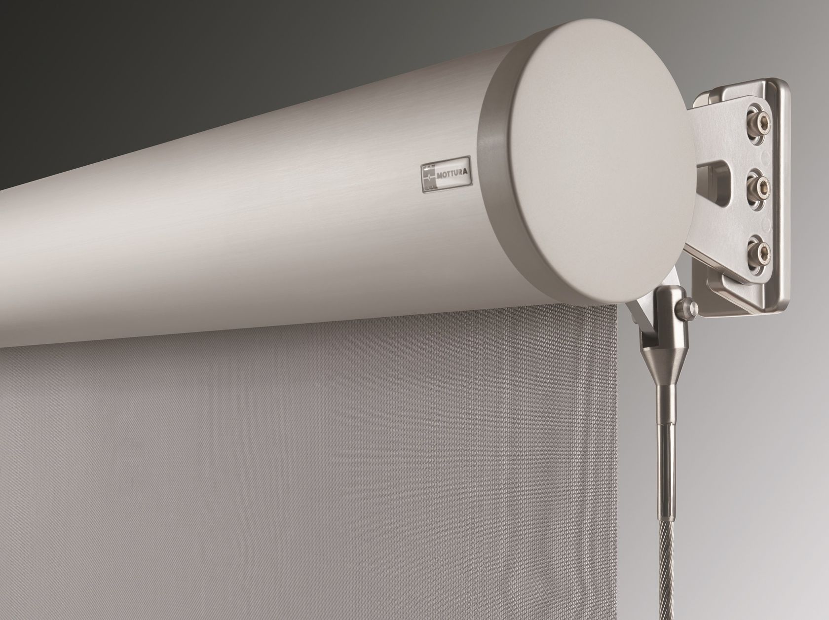 Box roller blind with guide system ROLLBOX 4130 By Mottura