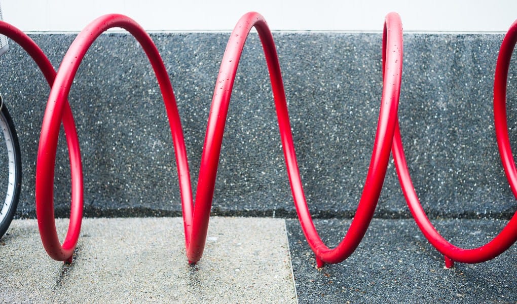 SPYRA Steel bicycle rack By Metalco | design Alfredo Tasca