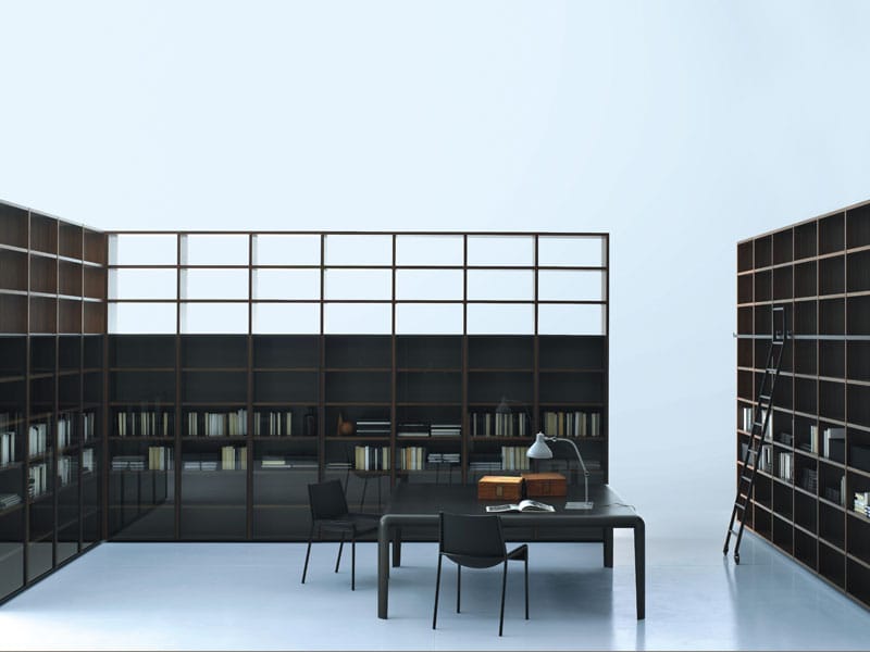 Sectional bookcase SYSTEM By Porro design Piero Lissoni