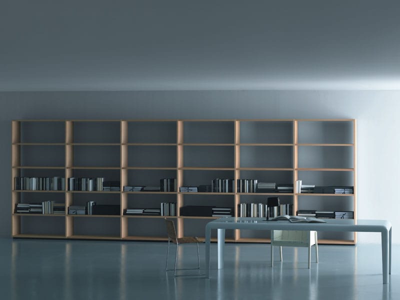 Sectional bookcase SYSTEM By Porro design Piero Lissoni