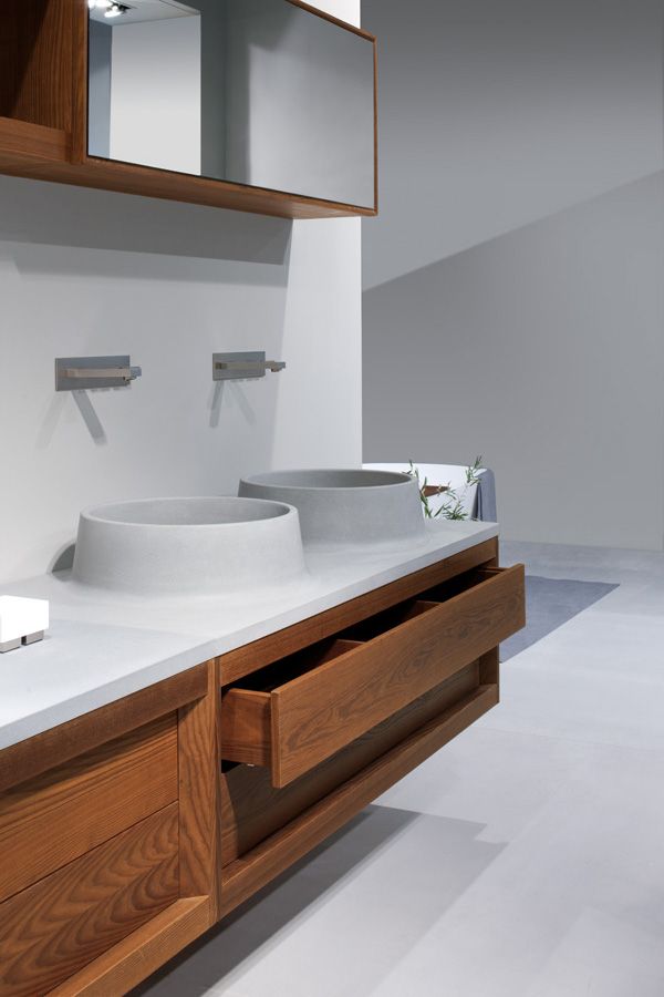 VULCANO | Wall-mounted vanity unit By GD Arredamenti design Enzo Berti