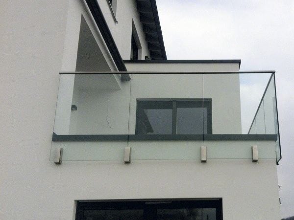 EASY GLASS® MOD 0763 parapet stainless steel By Q-RAILING ITALIA