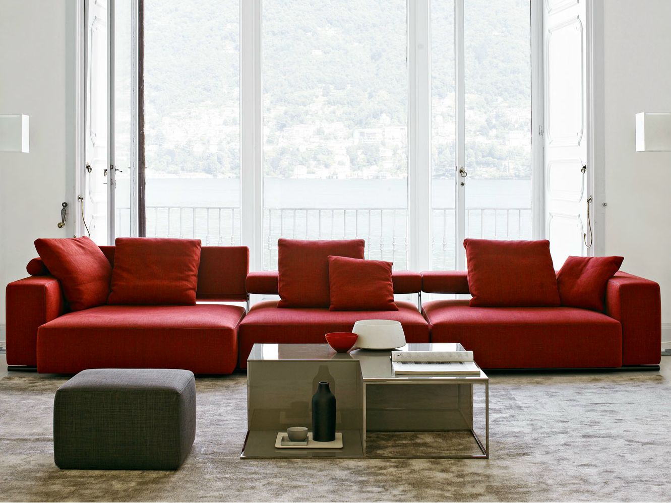 ANDY '13 | Fabric sofa By B&B Italia design Paolo Piva