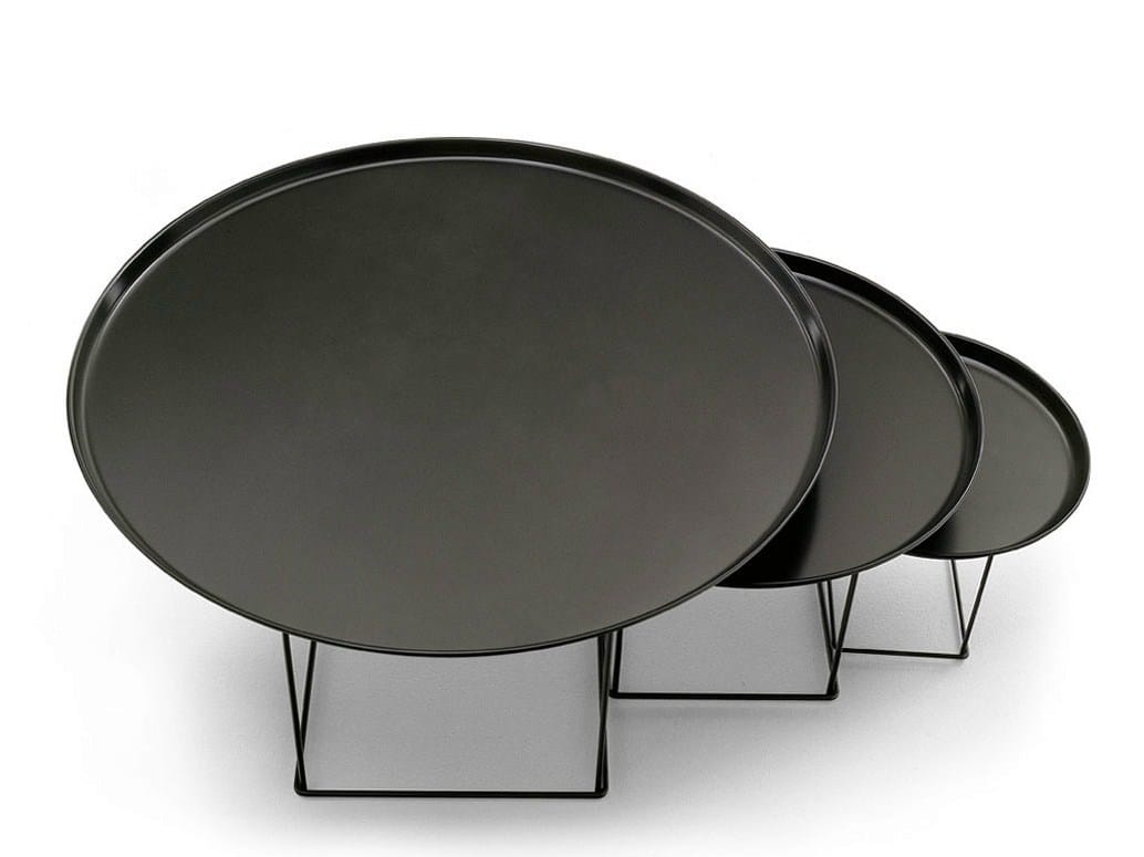 Steel coffee table / tray FAT FAT By B&B Italia design Patricia Urquiola