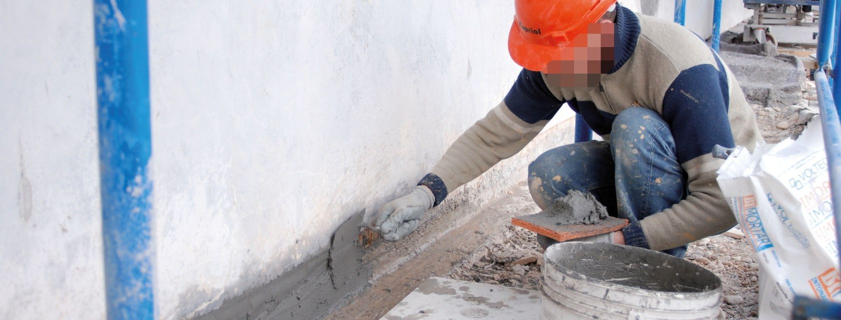 Intonaco impermeabile fibrorinforzato BI MORTAR Plaster Seal - Volteco - Edilportale