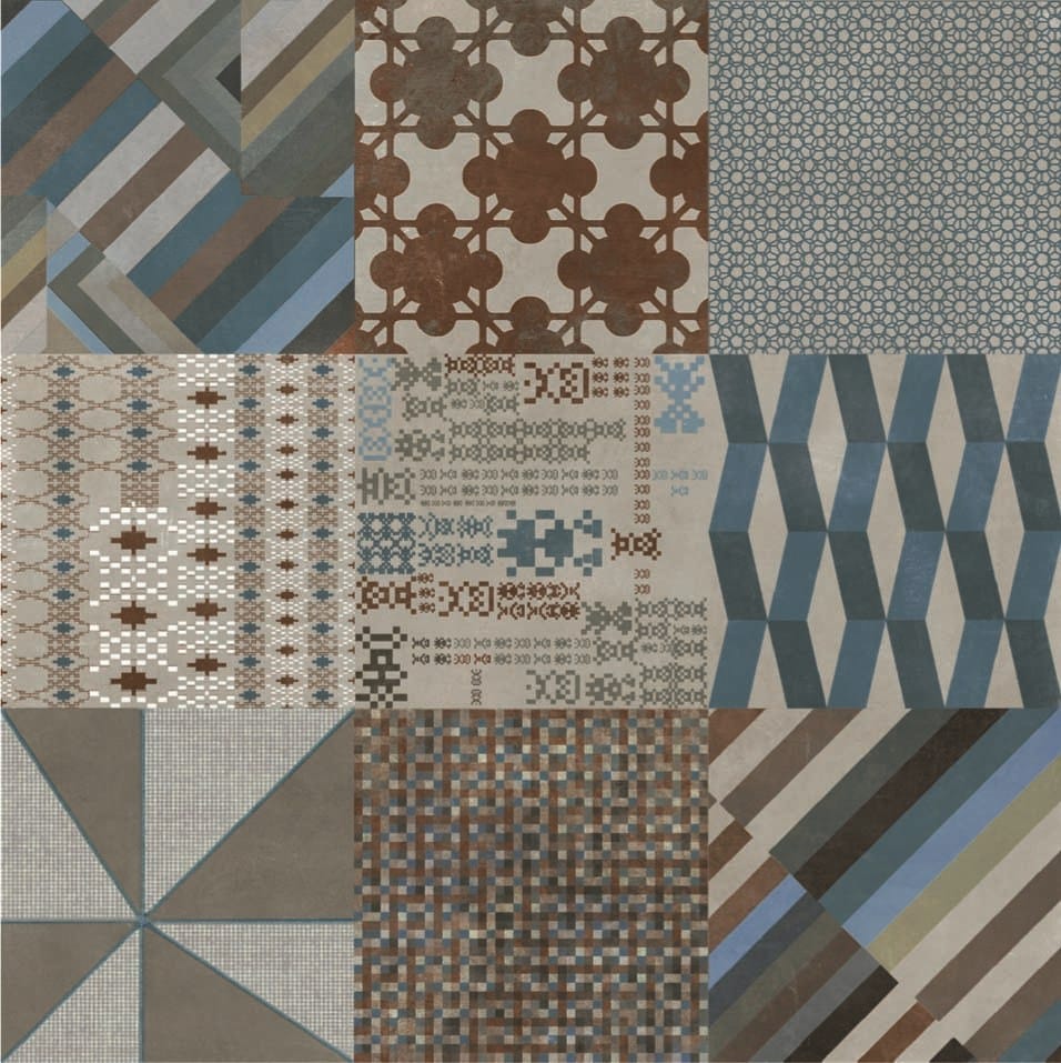 Glazed stoneware wall/floor tiles AZULEJ GRIGIO RENDA By Mutina design ...