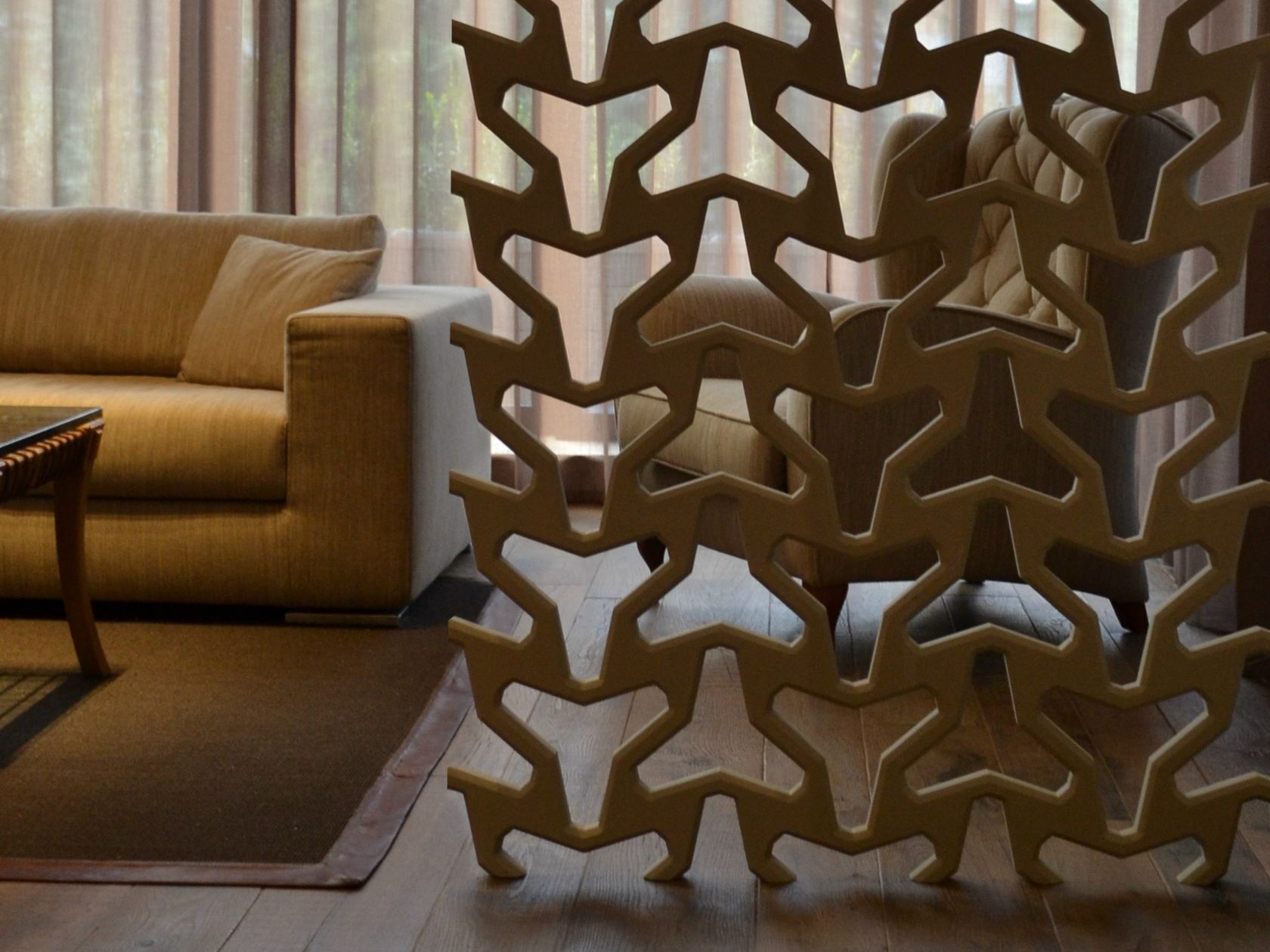 Ceramic materials room divider ARABESQUE By 3D Surface design Jacopo ...