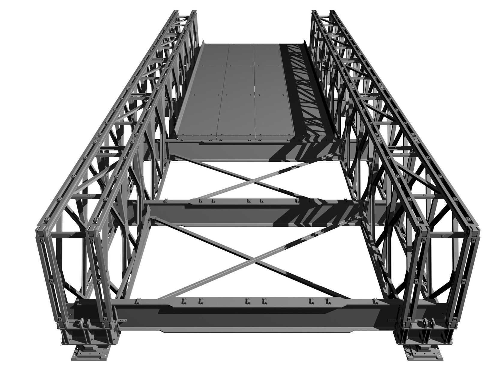 Bridge and modular pontoon JANSON PANEL BRIDGES By Janson Bridging
