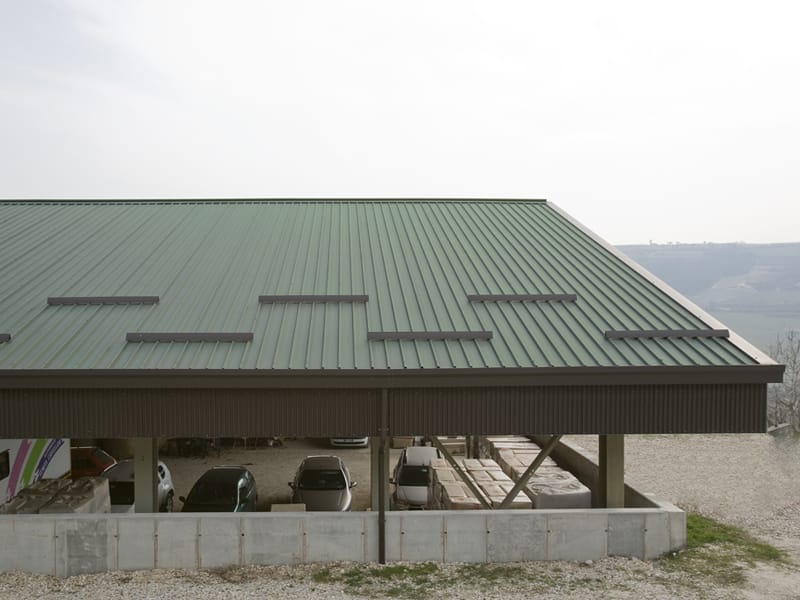 ISOCOP Insulated metal panel for roof By ISOPAN