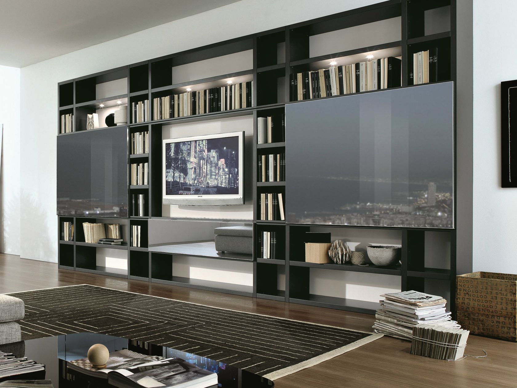 CROSSING | Mueble modular de pared montaje pared By MisuraEmme diseño ...