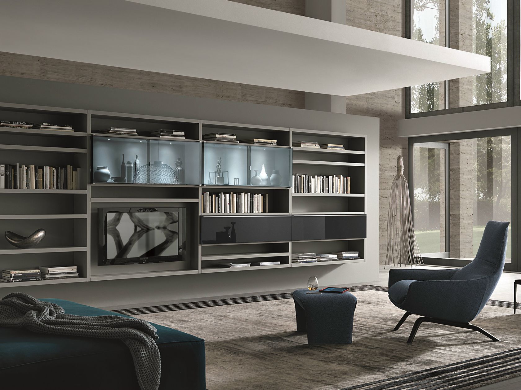 CROSSING TEKA | Storage wall By MisuraEmme design Mauro Lipparini